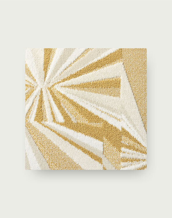 Here Comes The Sun - Bright White / Gold: All Area Rugs & Carpet Tiles ...