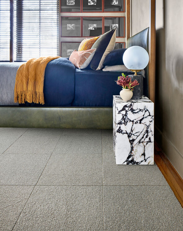 Heaven Sent - Pigeon: Solid Color Area Rugs & Carpet Tiles by FLOR