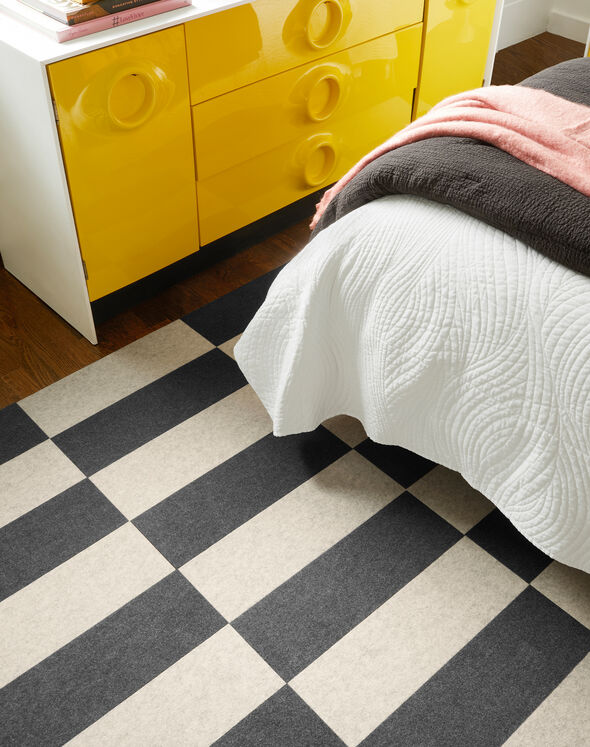 Fedora - Salt: Solid Area Rugs & Carpet Tiles by FLOR