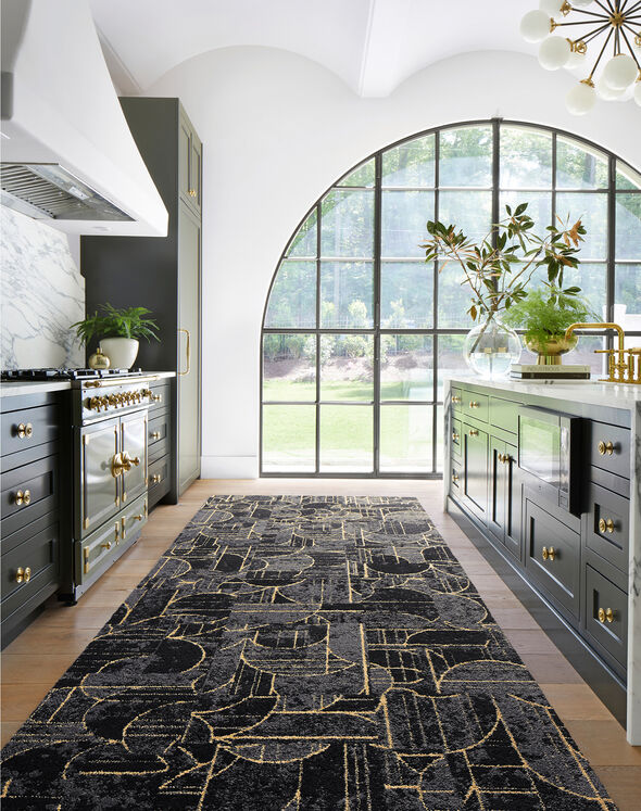 Sidecar - Flint / Gold: All Area Rugs & Carpet Tiles by FLOR