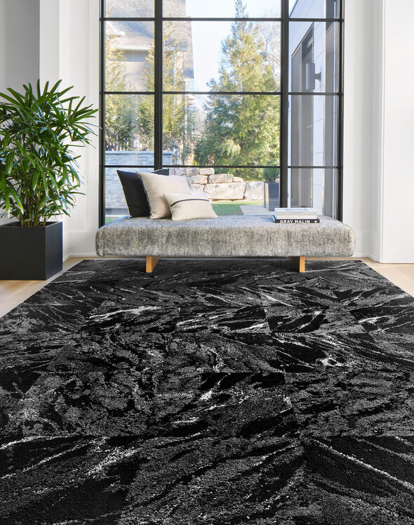 Zera - Black: All Area Rugs & Carpet Tiles by FLOR