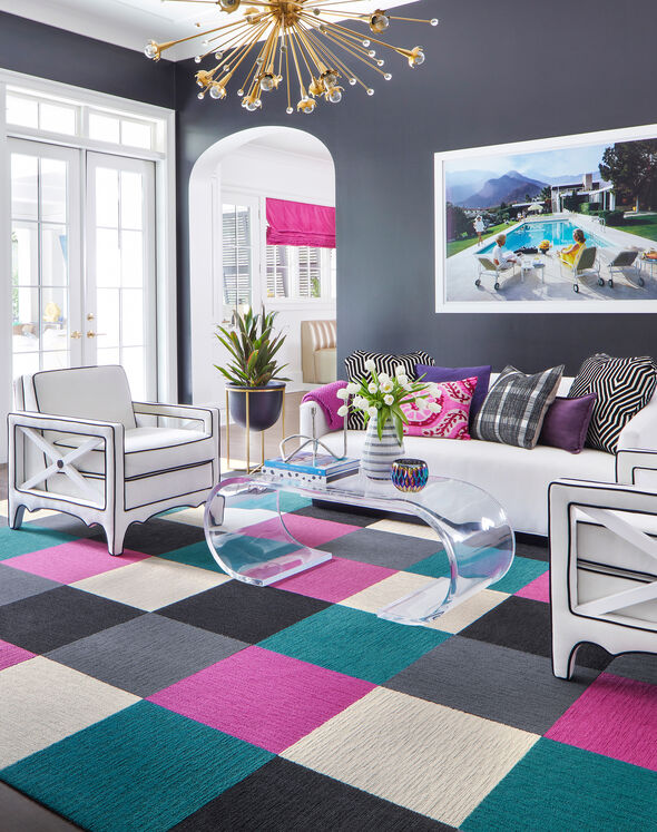 Made You Look - Bone: Solid Color Area Rugs & Carpet Tiles by FLOR