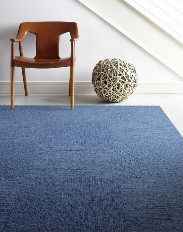 Made You Look - Lapis: Solid Color Area Rugs & Carpet Tiles by FLOR