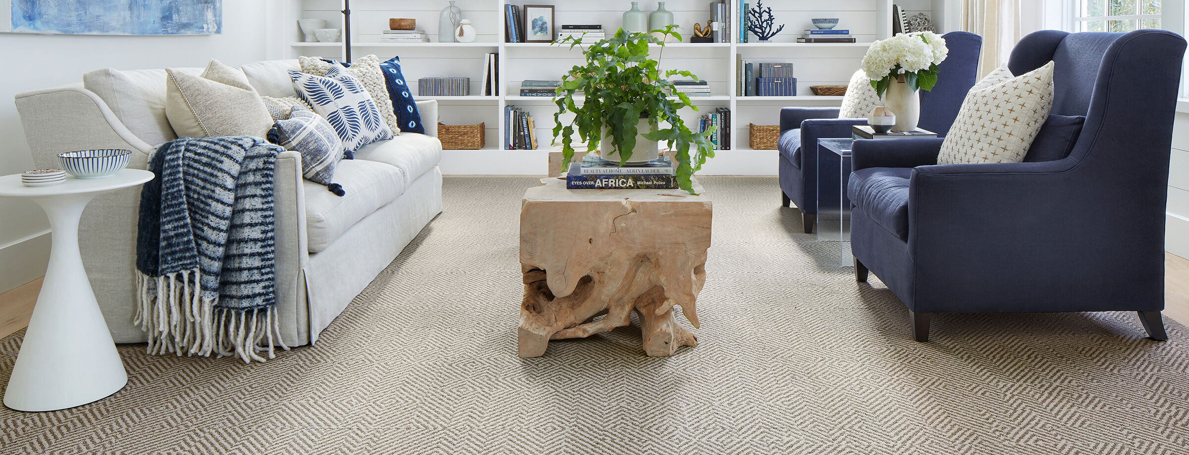 Pleats And Thanks - Pigeon: Patterned Area Rugs & Carpet Tiles by FLOR