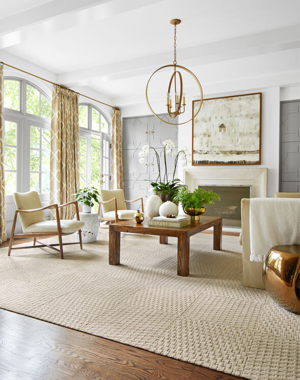 Coming Along - Pearl: Patterned Area Rugs & Carpet Tiles by FLOR