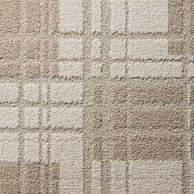 Plaid And Simple - Bone / Tundra: All Area Rugs & Carpet Tiles by FLOR
