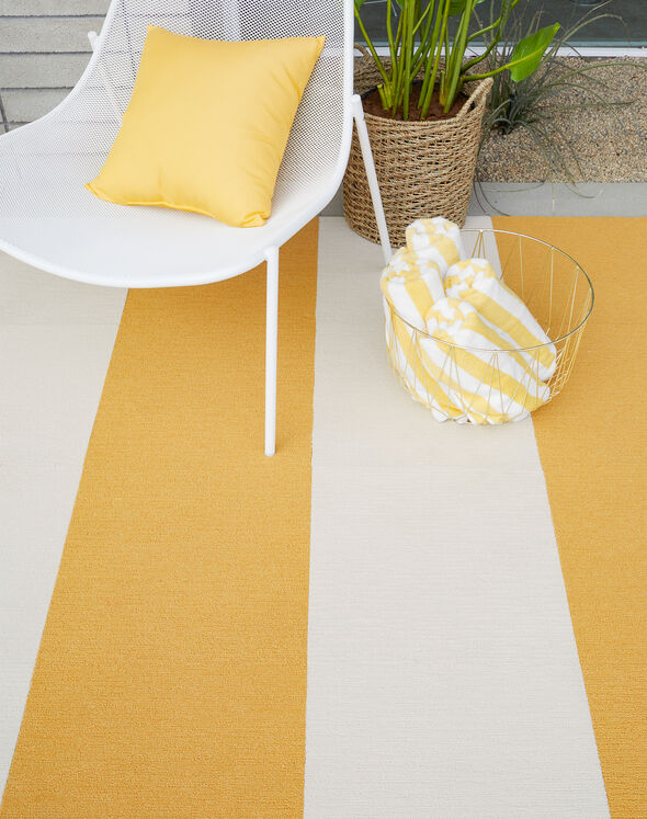Made You Look - Marigold: Solid Color Area Rugs & Carpet Tiles by FLOR