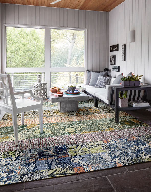 Secret Garden - Multi - 10x12: FLOR Signature Area Rugs by FLOR