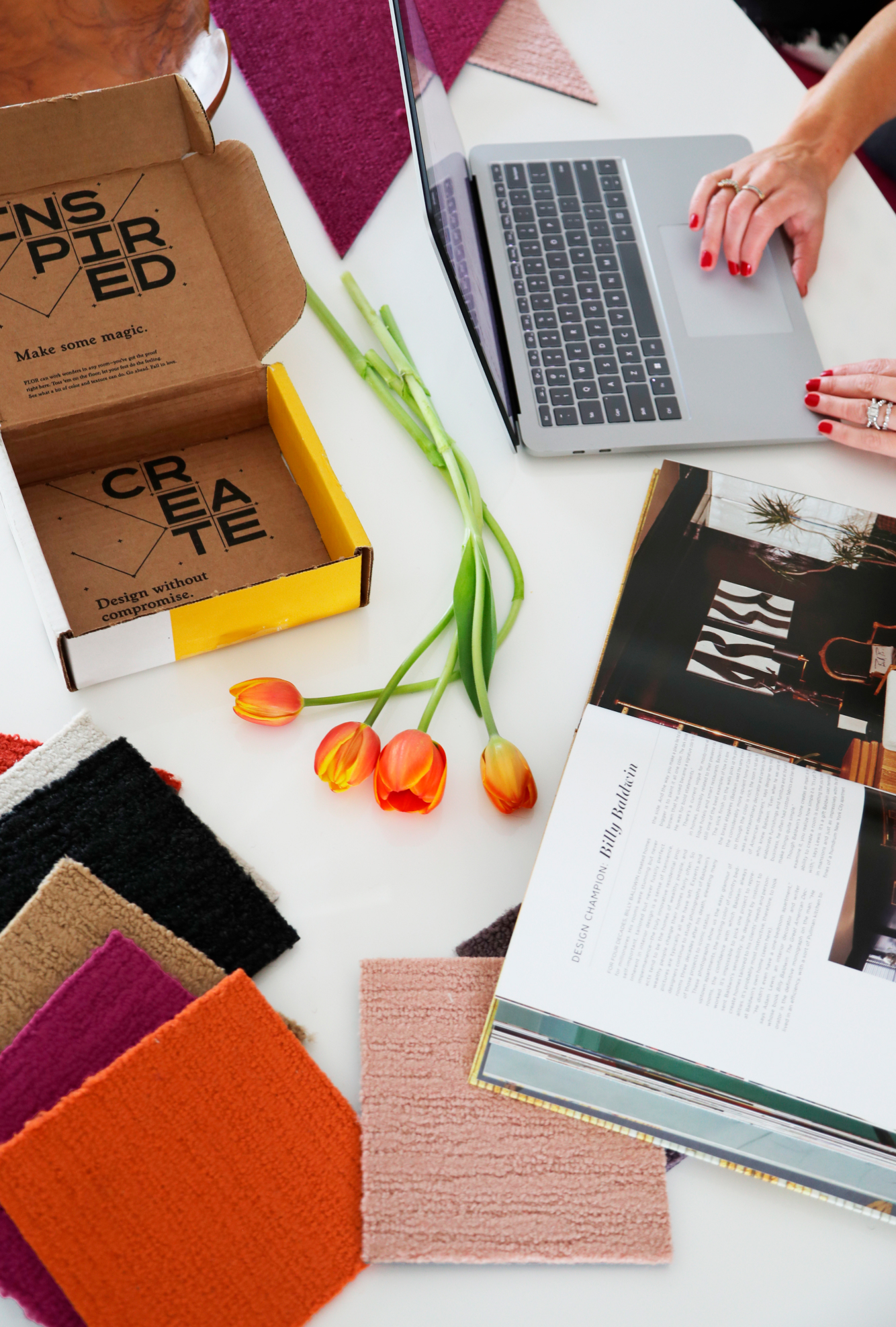 Blueberry Jones Design & FLOR: The More the Merrier