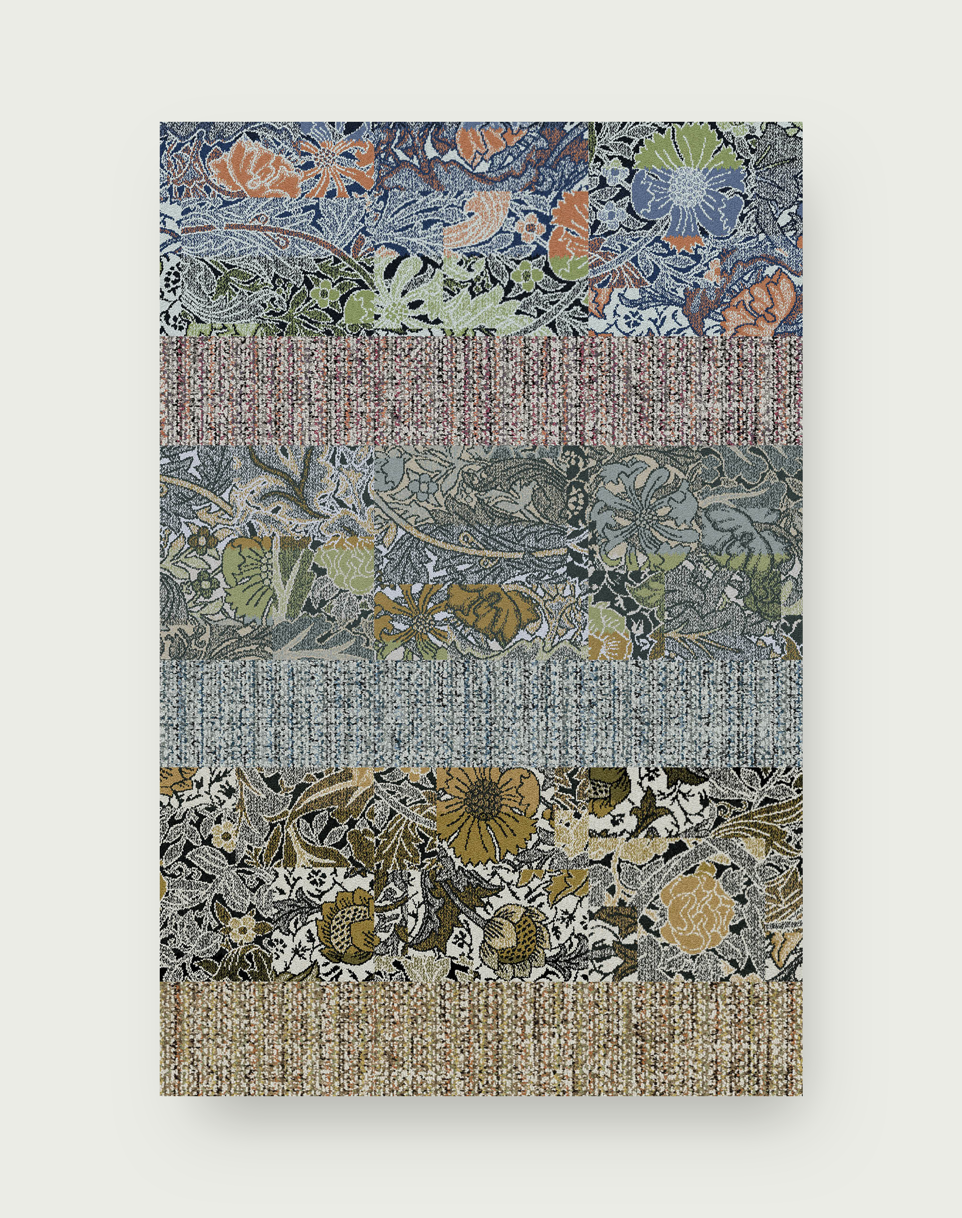 Secret Garden - Multi - 5x8: FLOR Signature Area Rugs by FLOR