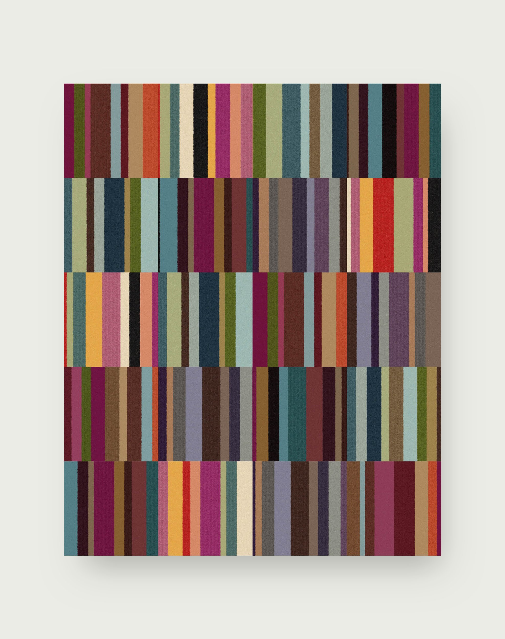 Soda Shoppe - Berry - 7x8: FLOR Signature Area Rugs by FLOR