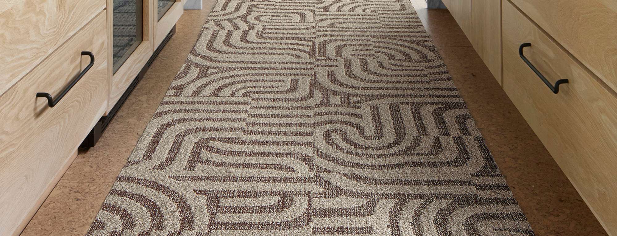 Around The Bend - Dune / Cocoa: All Area Rugs & Carpet Tiles by FLOR