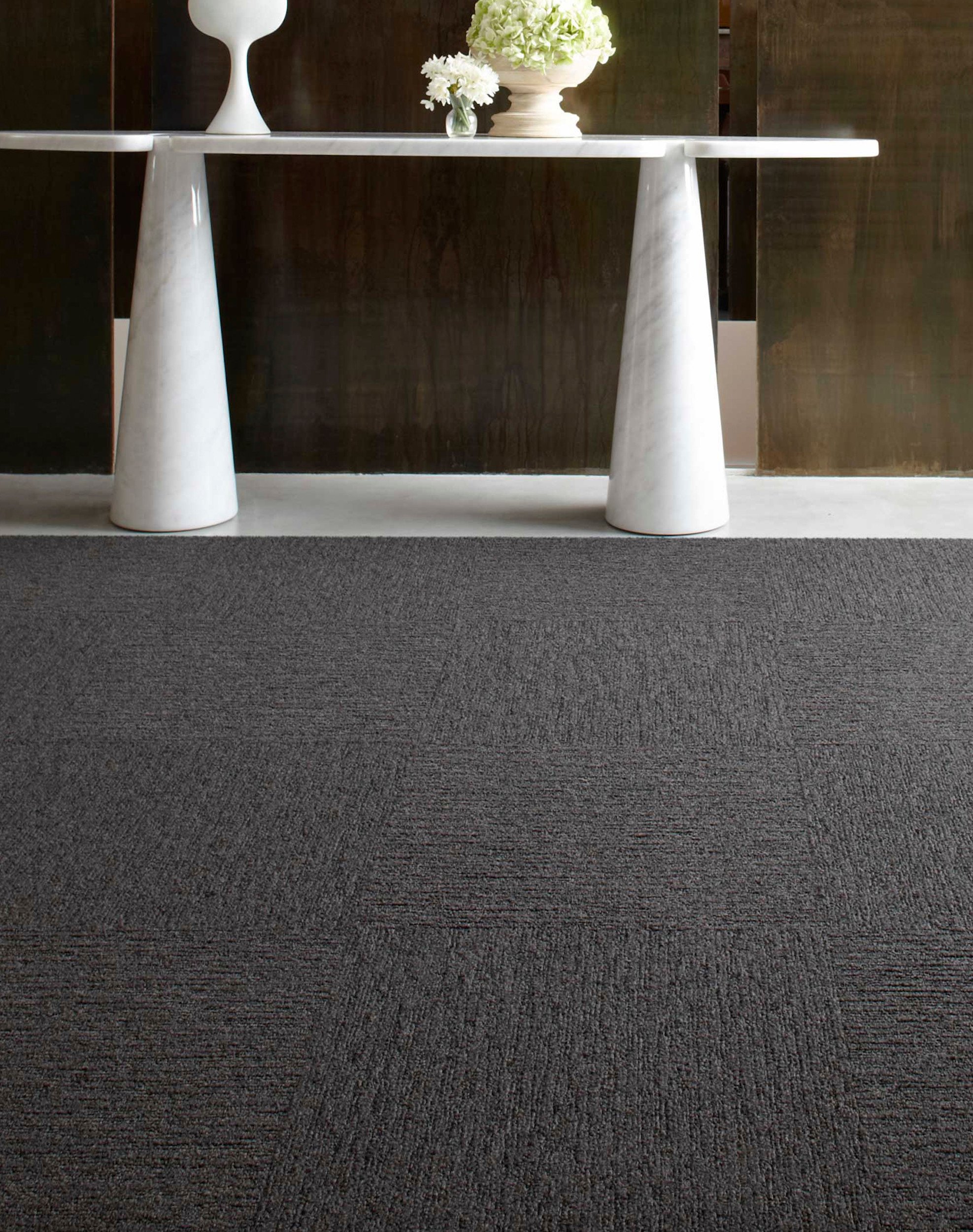 Made You Look - Iron: Solid Color Area Rugs & Carpet Tiles by FLOR