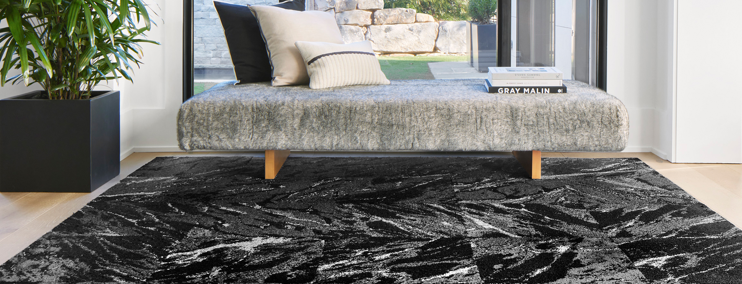 Zera - Black: All Area Rugs & Carpet Tiles by FLOR