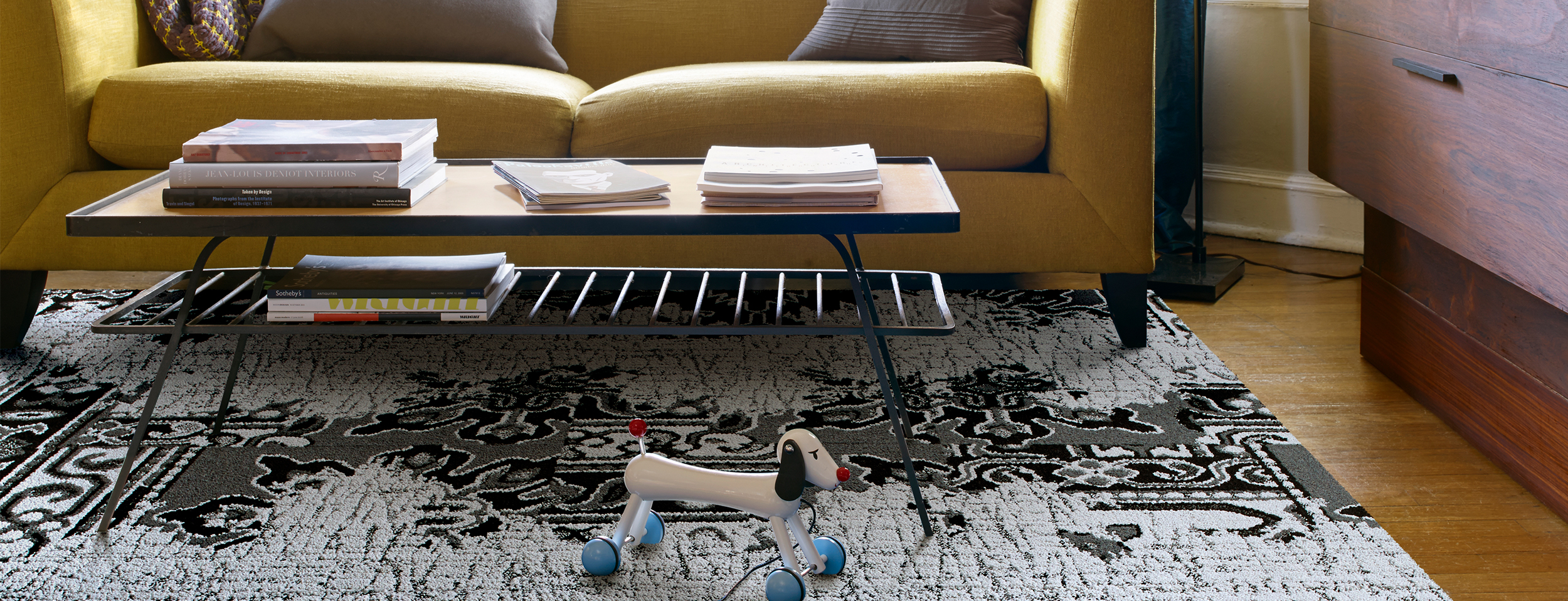 Turkish Blend - Pigeon: Graphic & Pattern Area Rugs & Carpet Tiles by FLOR