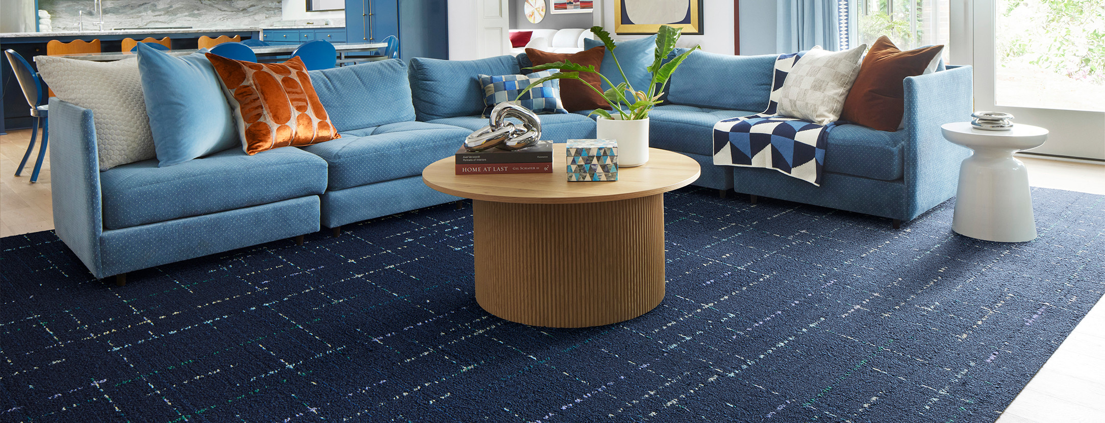 On Repeat - Bone / Tidal: All Area Rugs & Carpet Tiles by FLOR