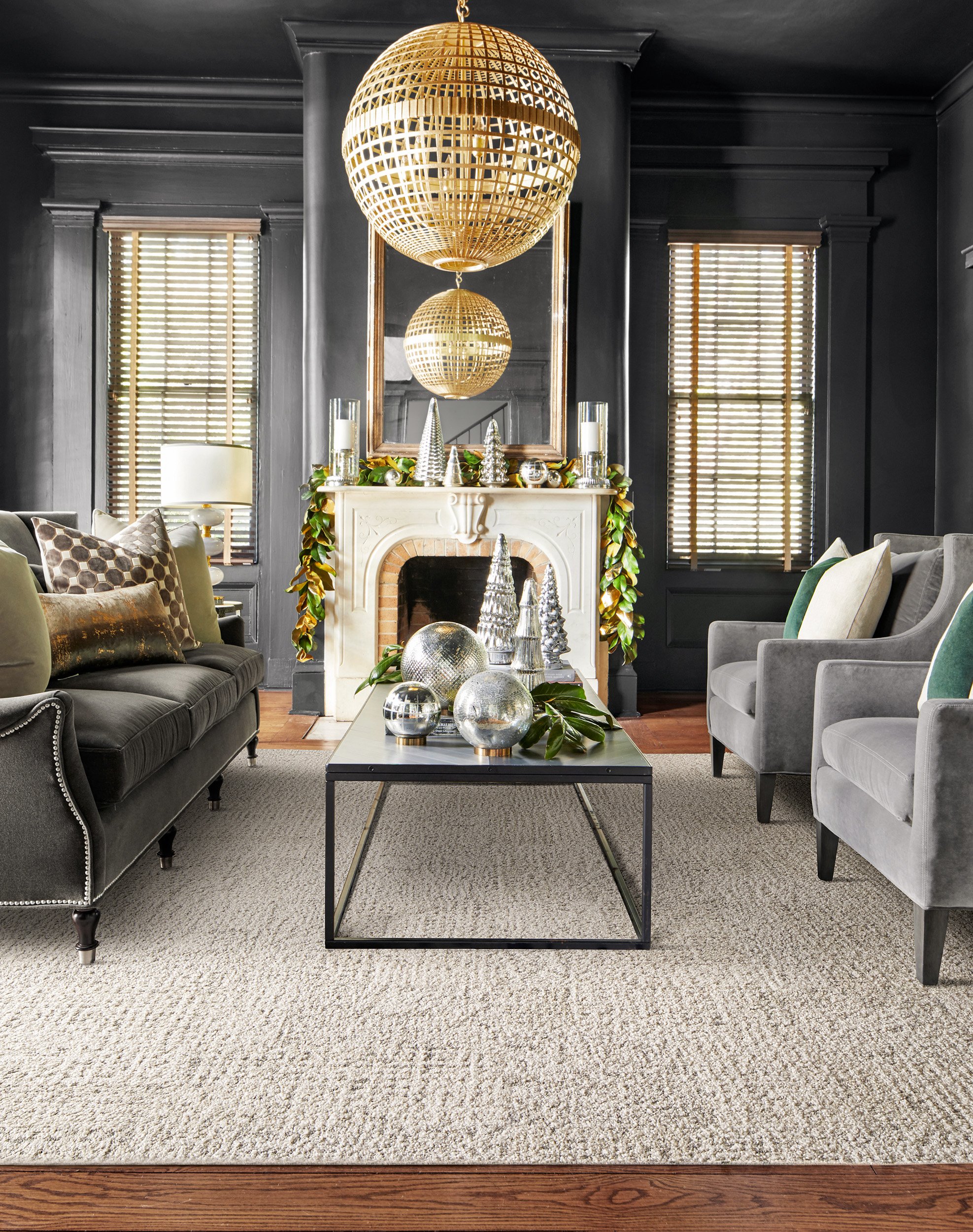 It's Snow Problem - Bone: Graphic & Pattern Area Rugs & Carpet Tiles by ...