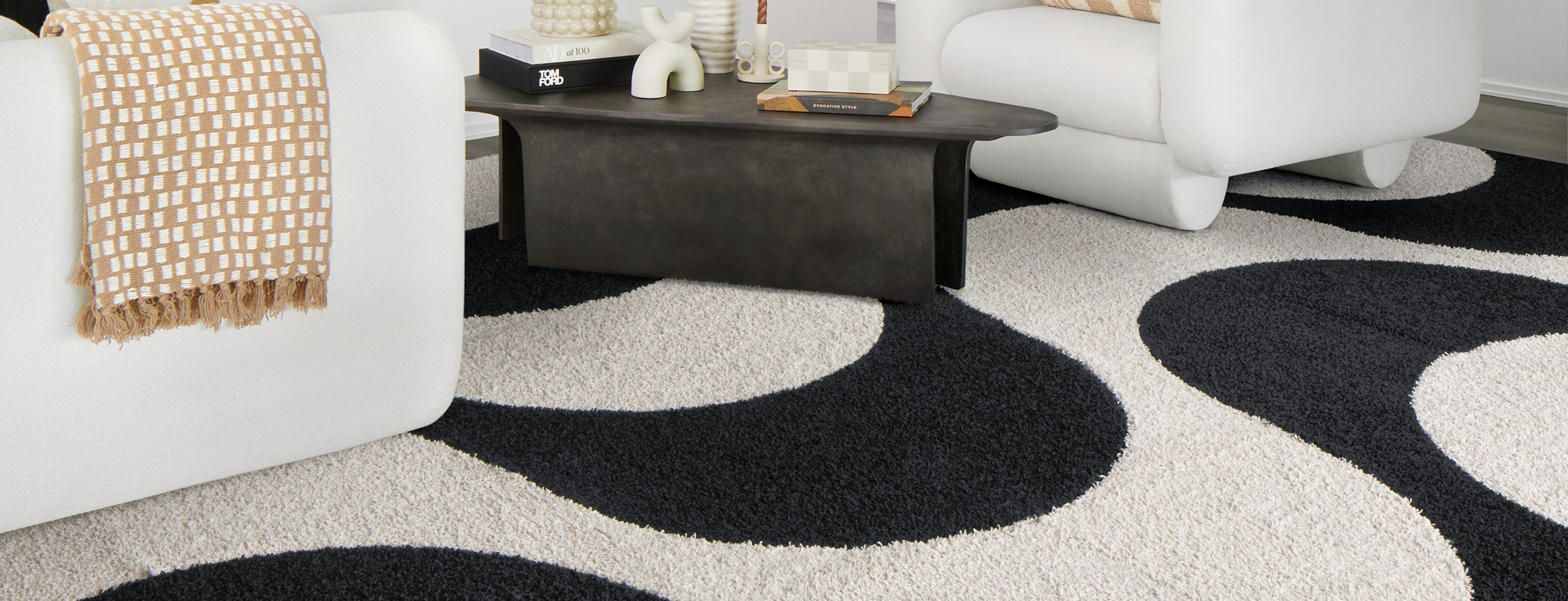 In the Deep - Bone: Solid Area Rugs & Carpet Tiles by FLOR