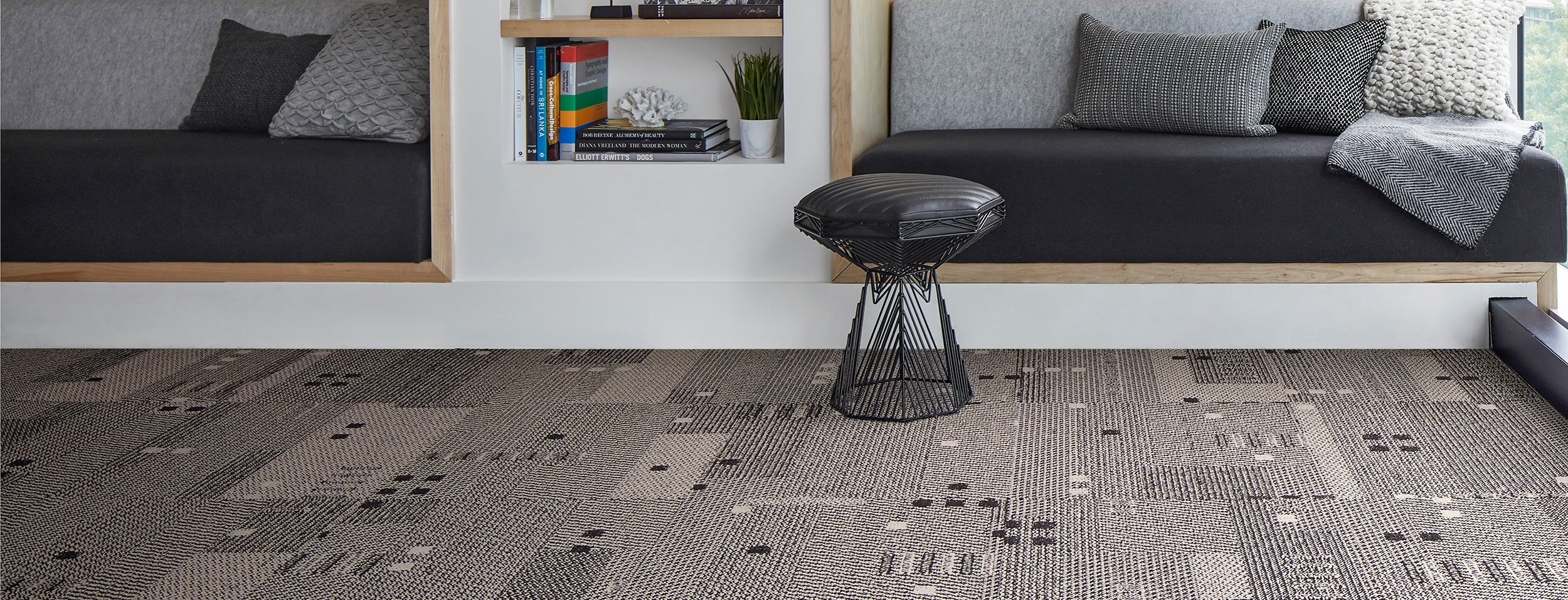 Haywood - Flint: Patterned Area Rugs & Carpet Tiles by FLOR