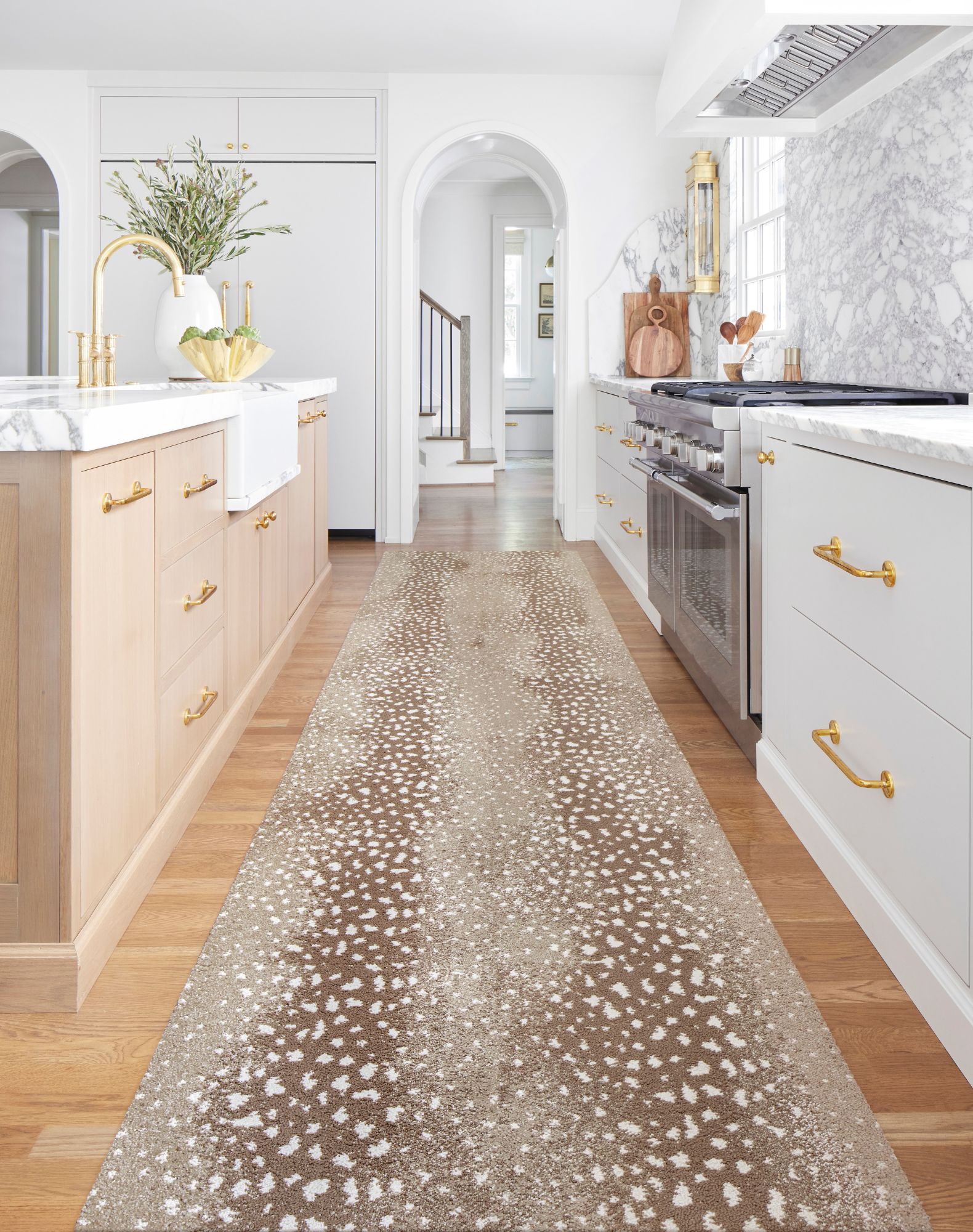 Doe Re Mi - Pebble: Patterned Area Rugs & Carpet Tiles by FLOR