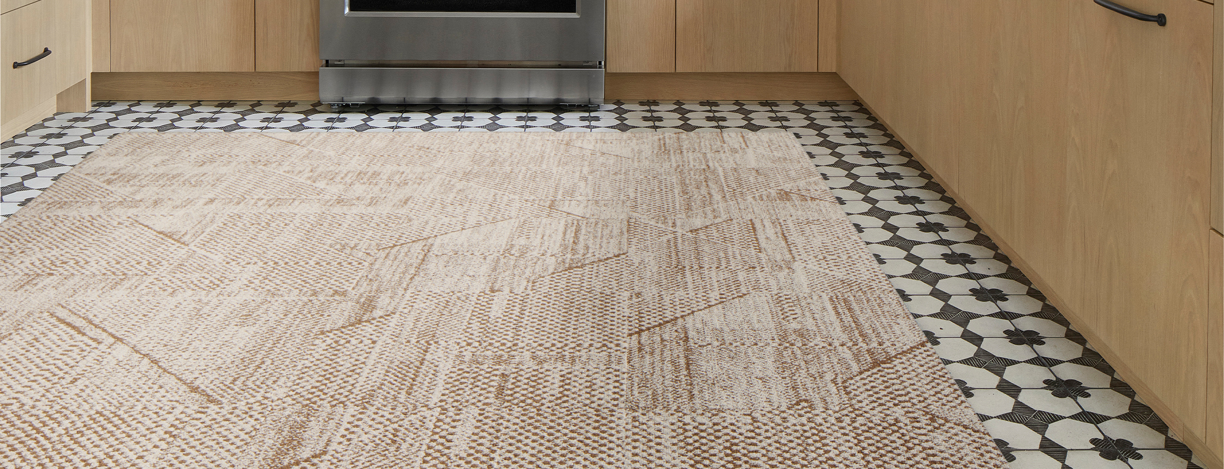 Step By Step - Black: All Area Rugs & Carpet Tiles by FLOR