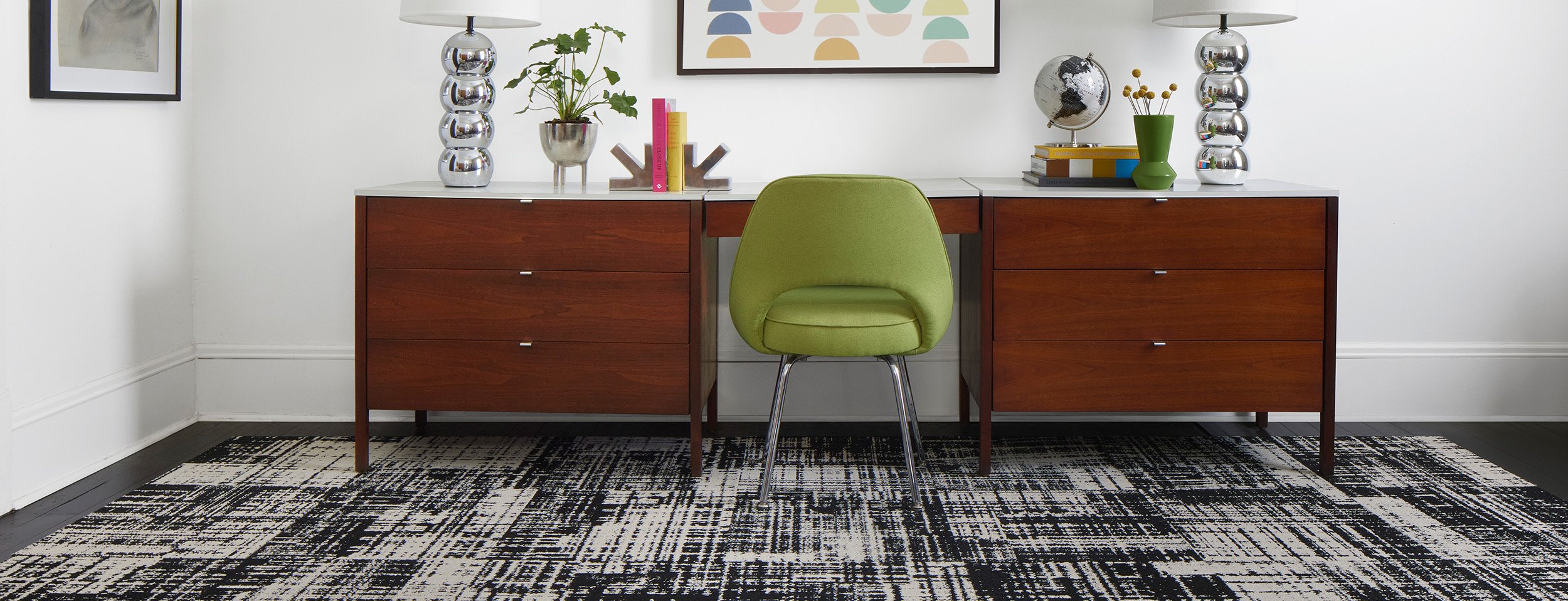 Dappled Daylight - Pigeon: Patterned Area Rugs & Carpet Tiles by FLOR