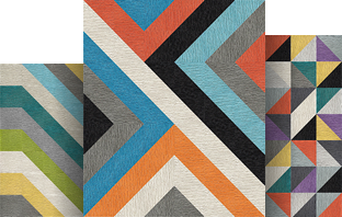 CushionBac Random Pattern Tile: Outlet by FLOR